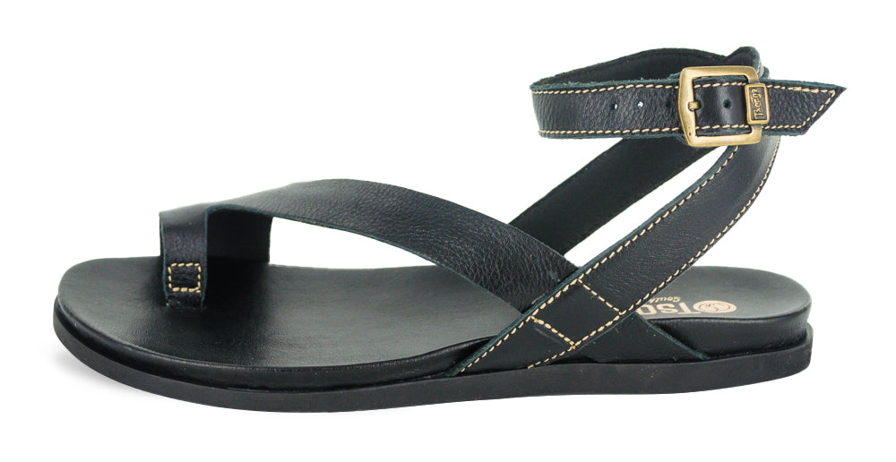 Ugalonci Black Sandals With Straps – Tsonga AU